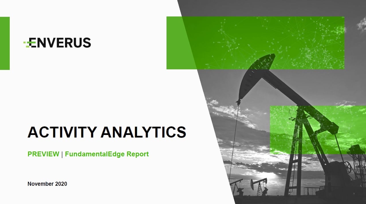 Enverus’ Activity Analytics Provides Visibility Into Milestone ...