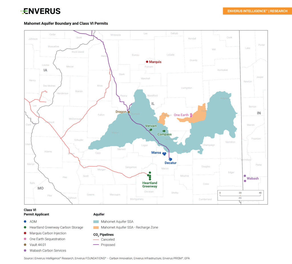 Carbon storage in question: Illinois regulation could threaten key CCUS projects | Enverus